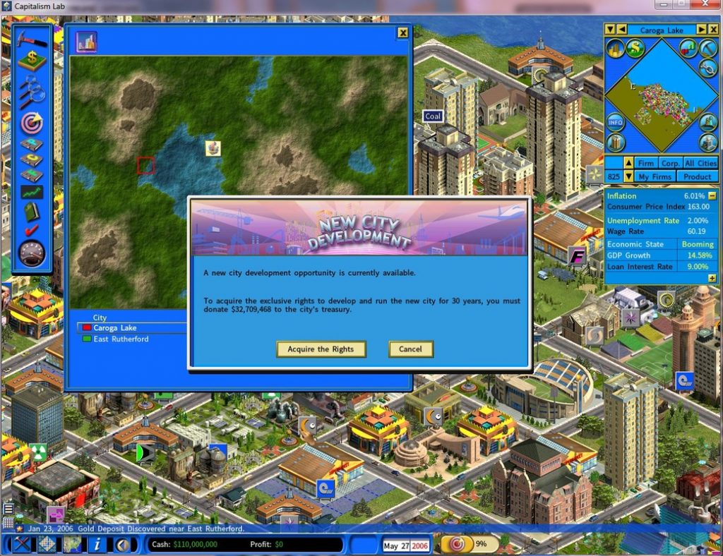 Build a New City - Capitalism Lab