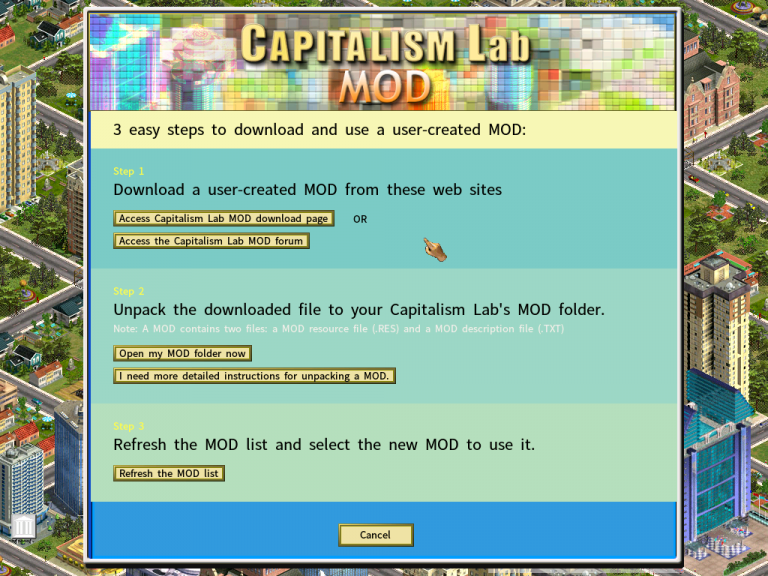 Download User-created MODs - Capitalism Lab