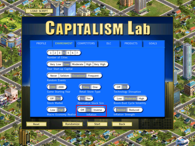 Inflation Simulation - Capitalism Lab