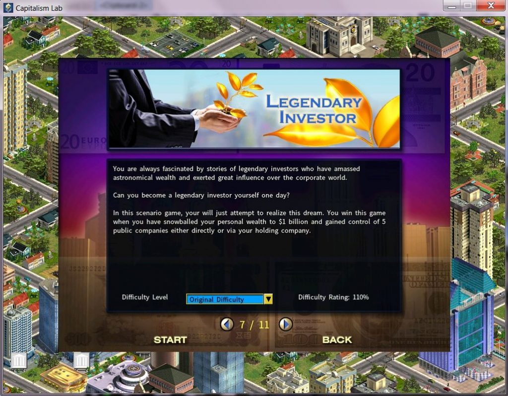 Scenario Games - Capitalism Lab