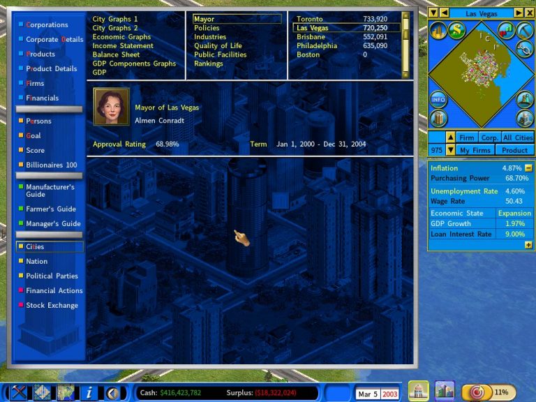 Ultra-realistic City Economic Simulation - Capitalism Lab