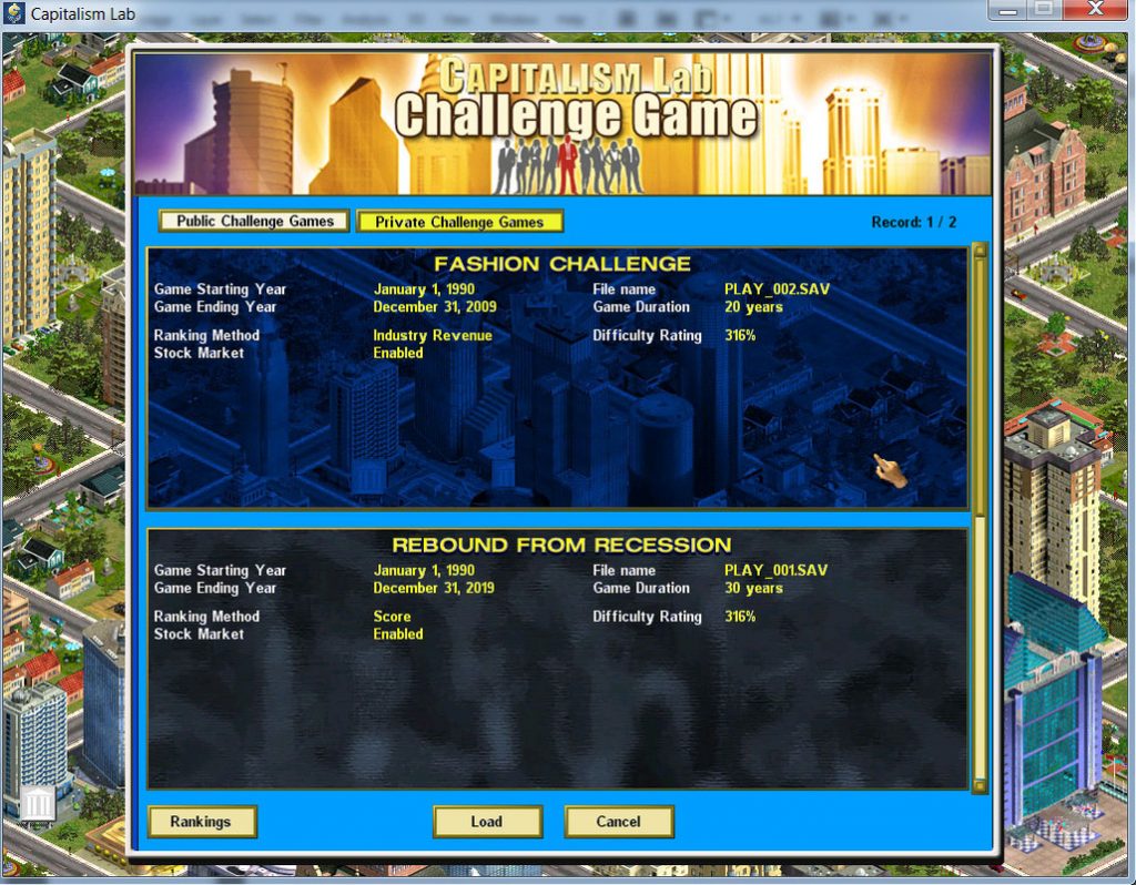 How to Create Your Own Private Challenge Game - Capitalism Lab