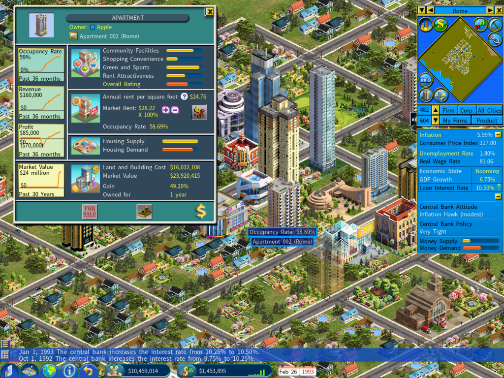 Inflation Simulation - Capitalism Lab