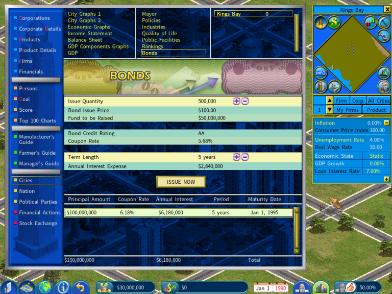 Ultra-realistic City Economic Simulation - Capitalism Lab