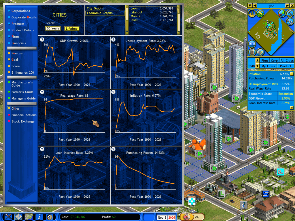 Inflation Simulation - Capitalism Lab