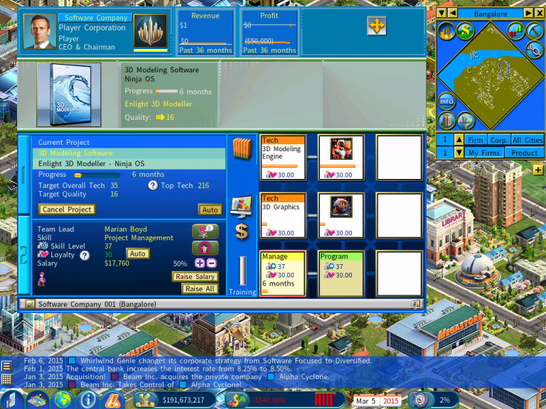 Software Company - Capitalism Lab