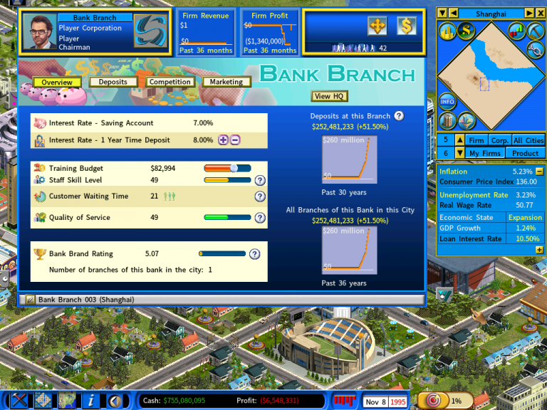 Bank Branch - Capitalism Lab