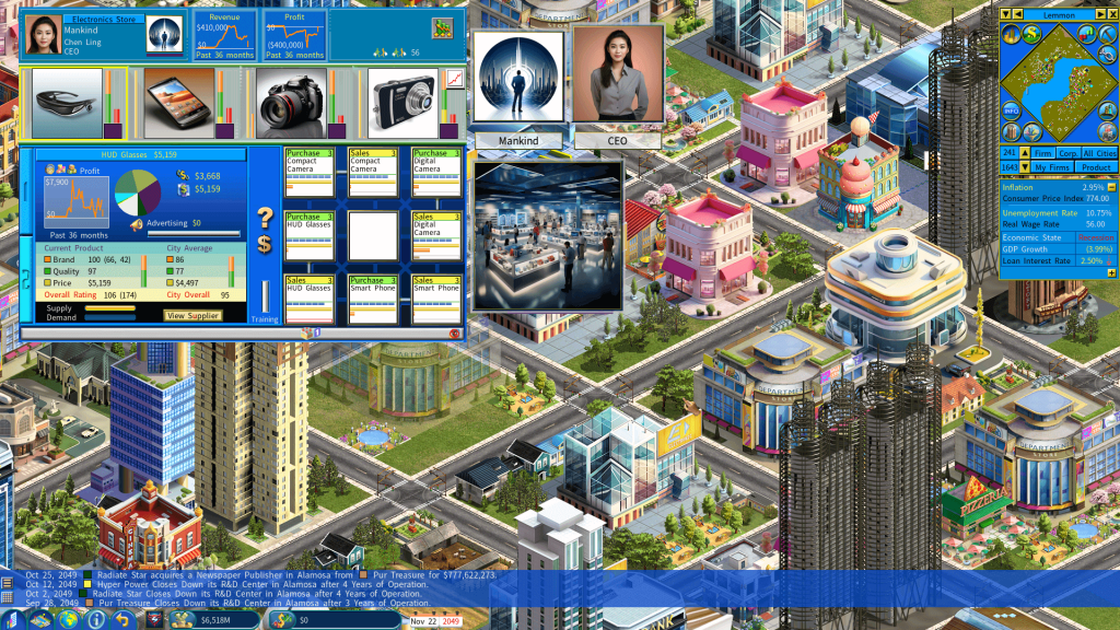 Screenshots - Capitalism Lab