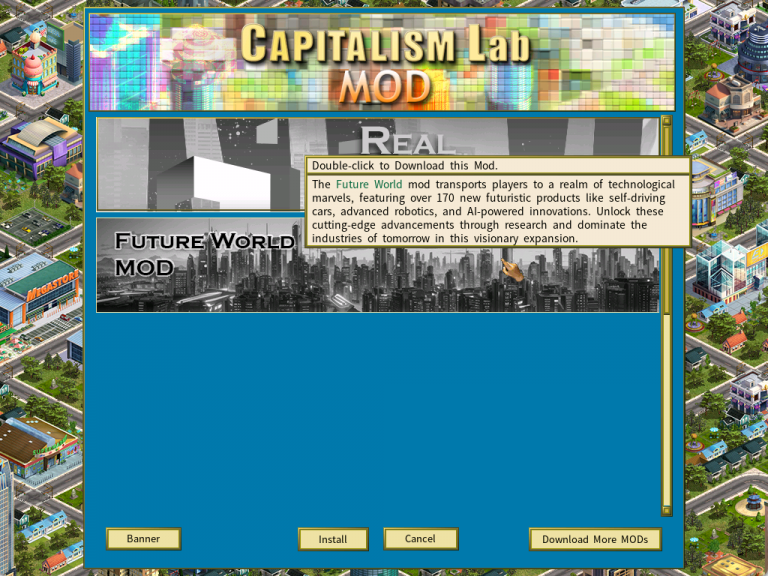 Future World MOD - Capitalism Lab