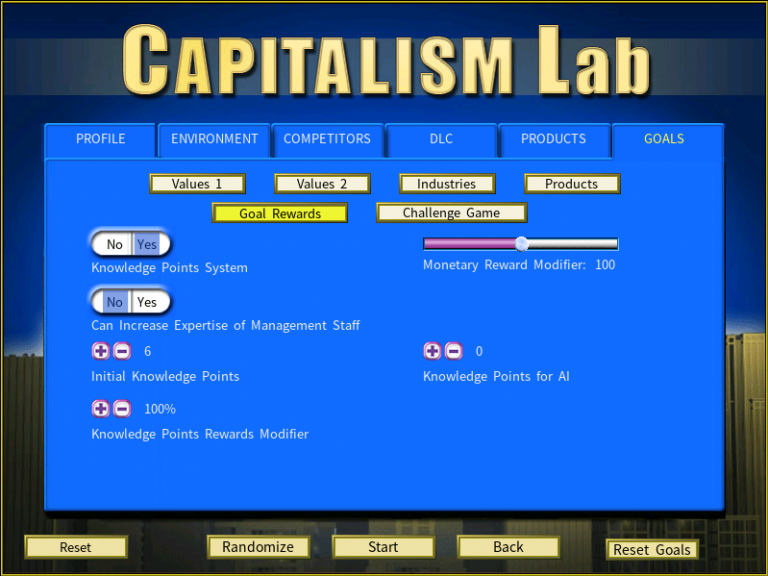 Capitalism Lab Version 10.0 - Capitalism Lab