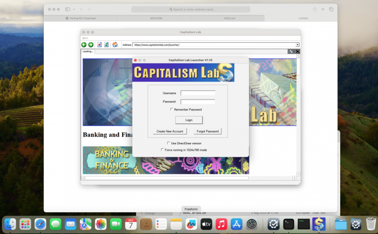 How to Install and Run Capitalism Lab on Mac Using Porting Kit ...