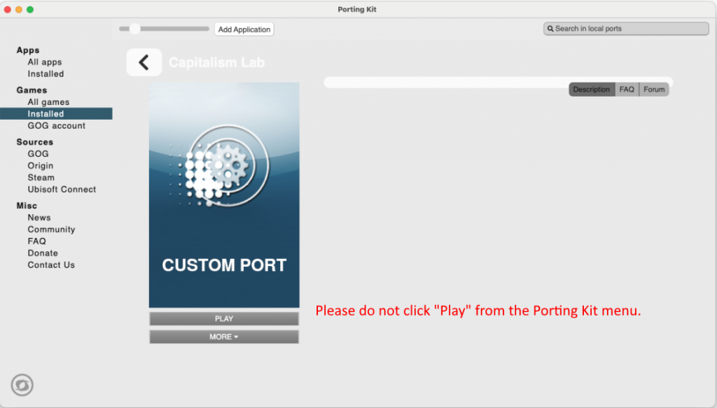 How to Install and Run Capitalism Lab on Mac Using Porting Kit ...