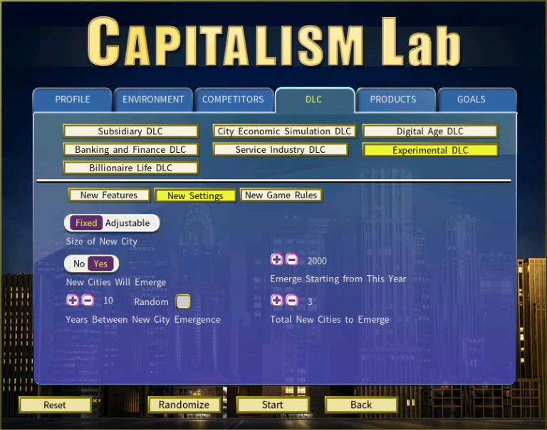 Capitalism Lab Version 12.0 - Capitalism Lab
