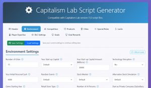 Capitalism Lab Script Generator - Capitalism Lab